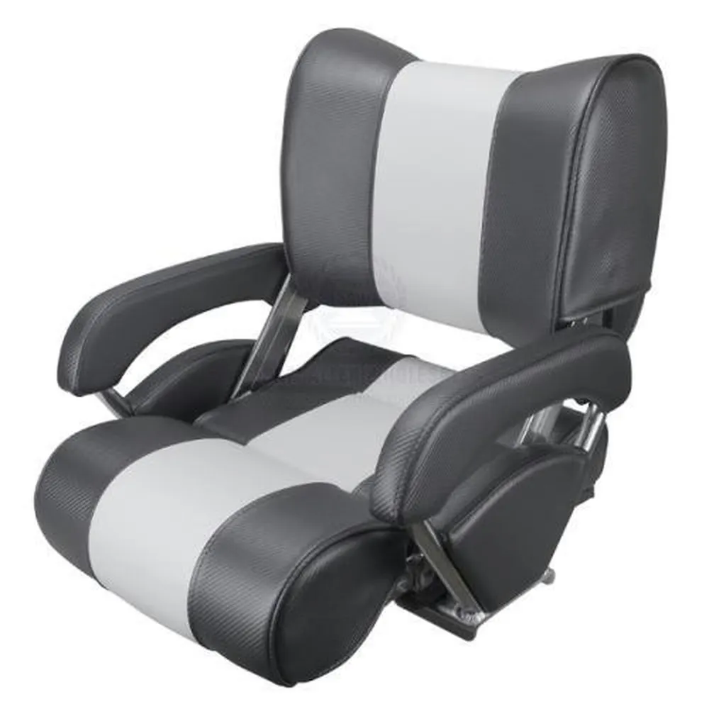 EA-BOAT SEAT RELAXN TASMEN DELUX GREY ARM/REST | Road Tech Marine