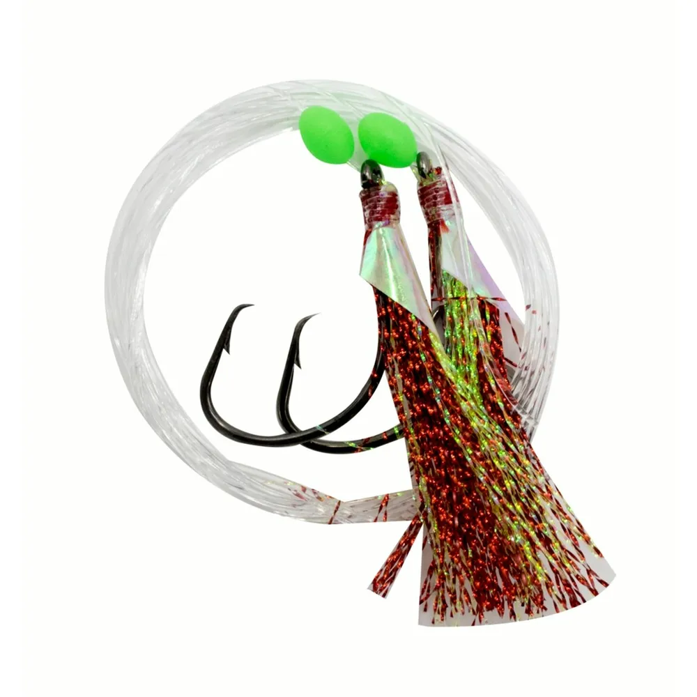Flasher Rig Burnsco 3/0 Chart/Red Tarakihi | Road Tech Marine
