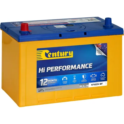 Century Hi Performance 4WD Battery NS70L MF 650CCA 75AH 12V | Road Tech ...