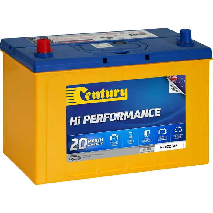 Century Hi Performance 4WD Battery N70ZZ MF 720CCA 85AH 12V | Road Tech ...