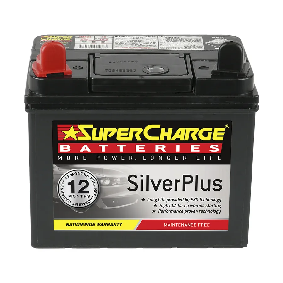 Supercharge 260CCA SILVERPLUS Battery SMFU1 | Road Tech Marine