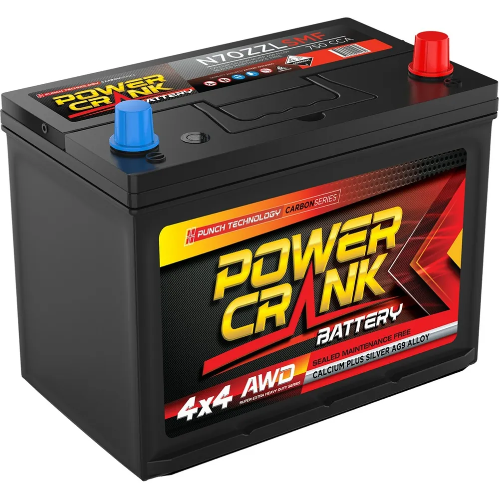Power Crank 4X4 / AWD Series Starting Battery N70ZZLSMF | Road Tech Marine