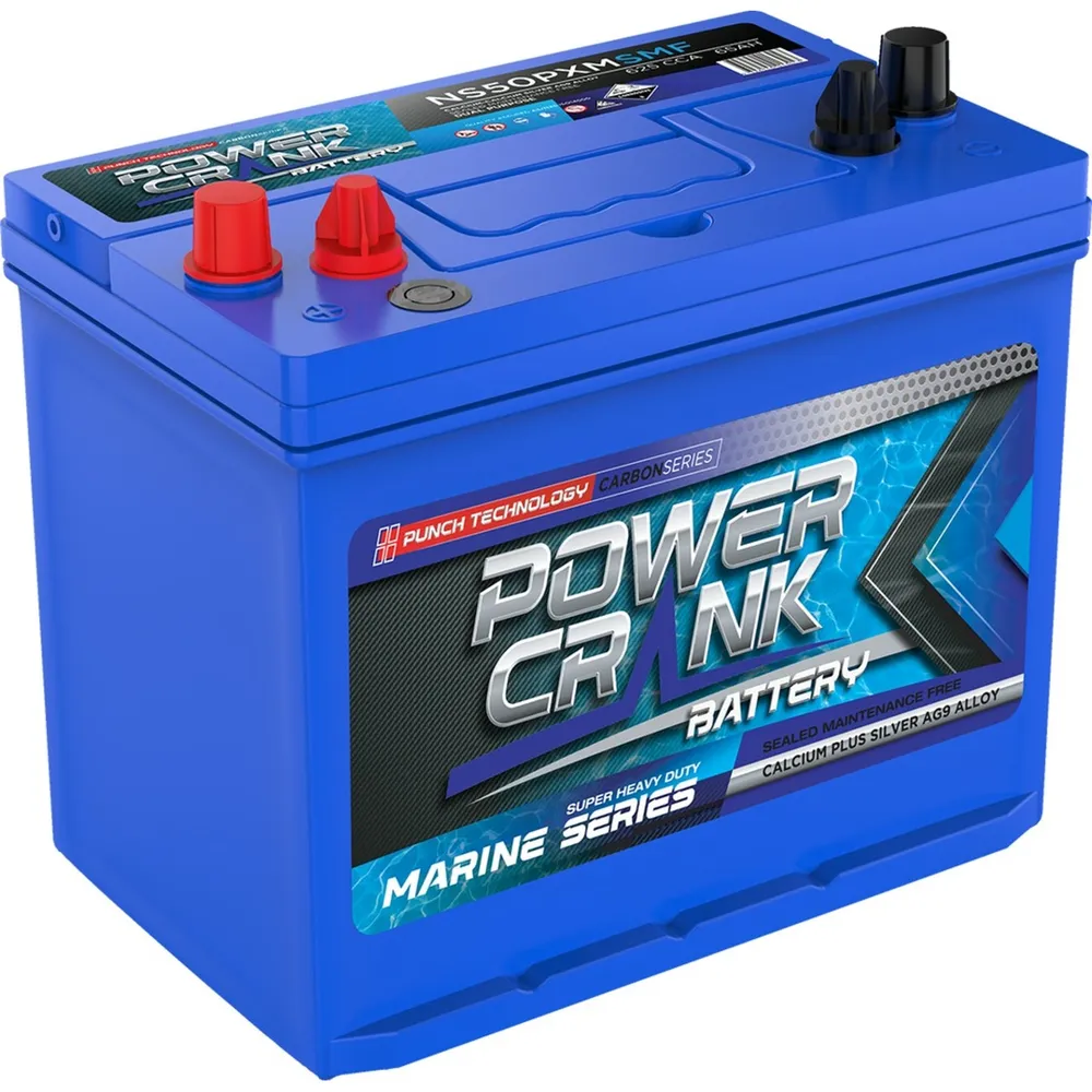 Power Crank Marine Series, Starting / Deep Cycle Battery NS50PXMSMF ...