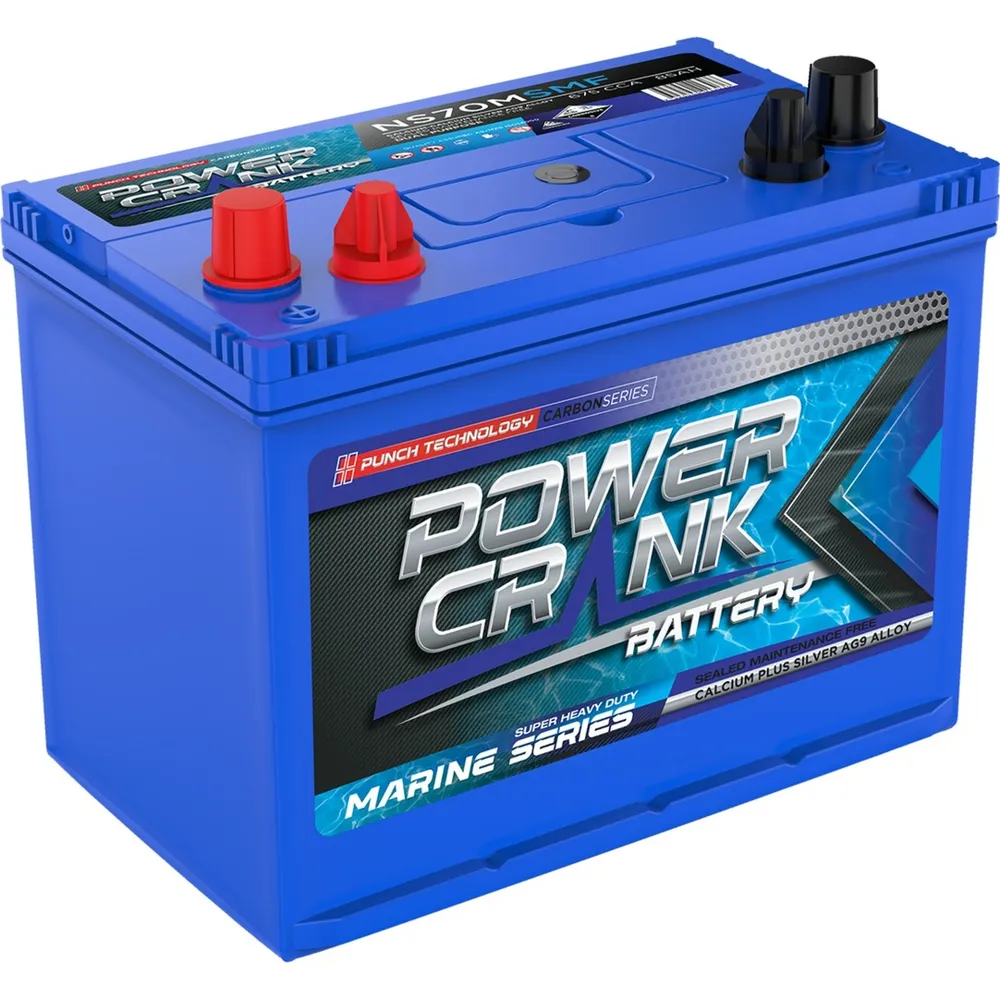 Power Crank Marine Series, Starting / Deep Cycle Battery NS70MSMF ...
