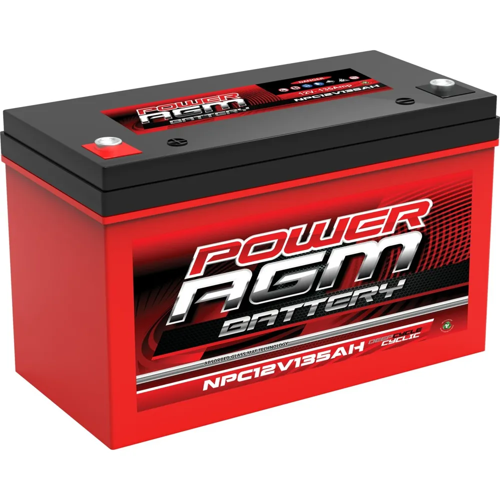 Power Crank Power AGM 12 Volt AGM Cyclic Battery NPC12V135AH | Road ...