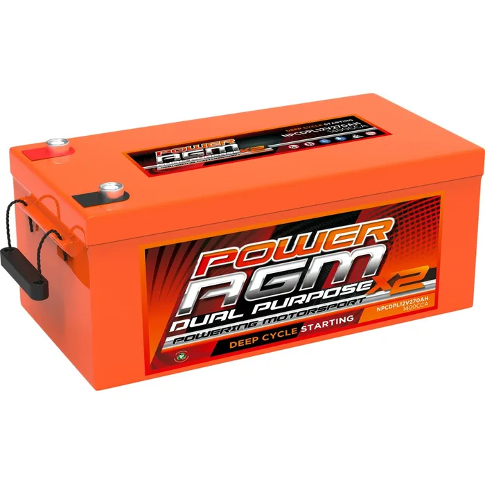 Power Crank Power AGM Dual Purpose AGM, Starting And Cyclic Battery ...