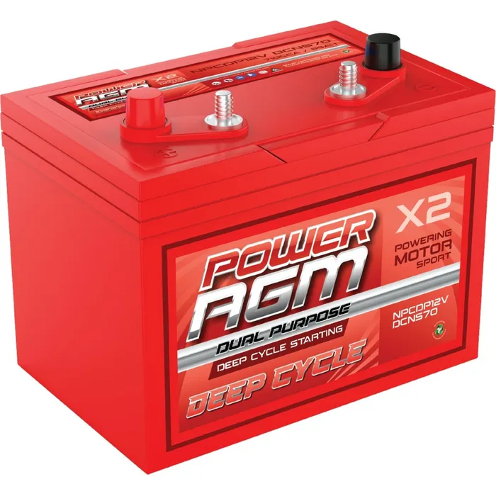 Power Crank Power AGM Dual Purpose Series AGM Deep Cycle And Starting ...