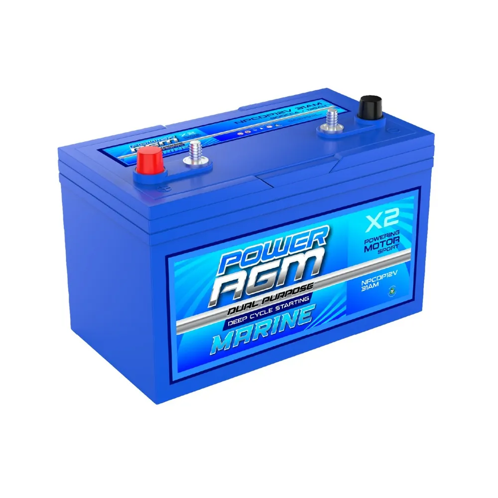 Power Crank Power AGM Dual Purpose Marine Series AGM Deep Cycle And ...