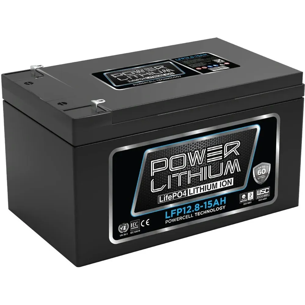 Power Crank Power Lithium 12.8V 15Ah Deep Cycle Battery LFP12.8V15AH ...