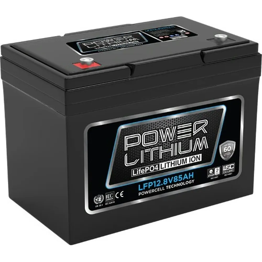Power Crank Power Lithium 12.8V 85 Ah Deep Cycle Battery LFP12.8V85AH ...