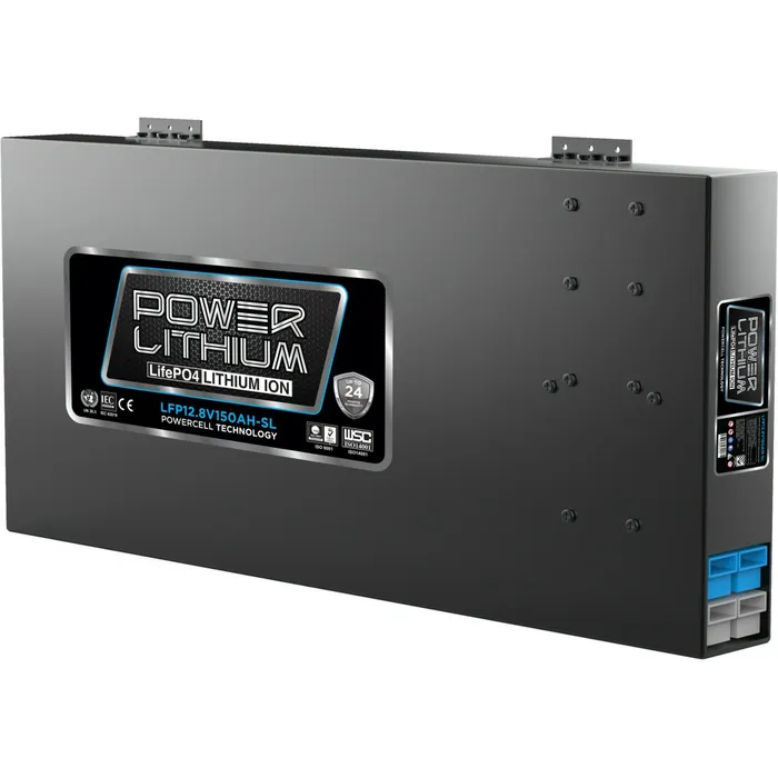 Power Crank Power Lithium 12.8V 150Ah Slimline Deep Cycle Battery LFP12 ...