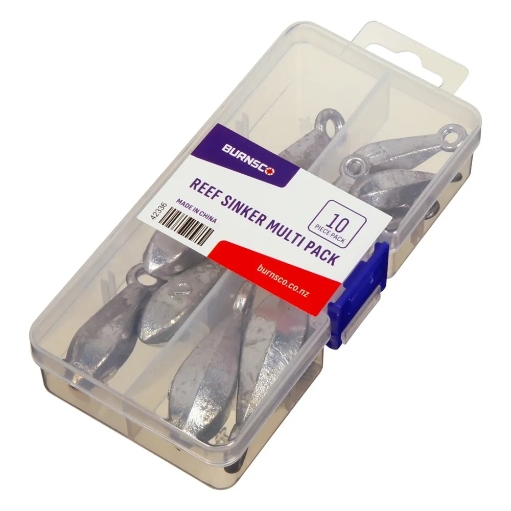 Burnsco Reef Sinker Multi 10pc Kit | Road Tech Marine