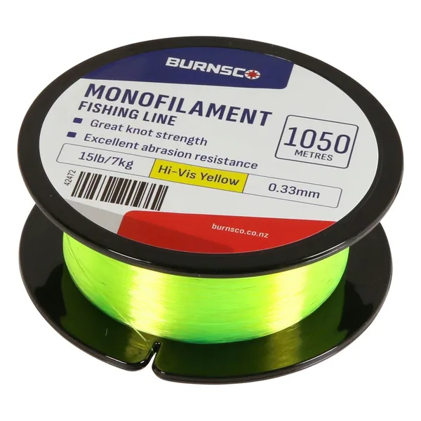 Burnsco Hi-Vis Yellow Mono 15lb | Road Tech Marine