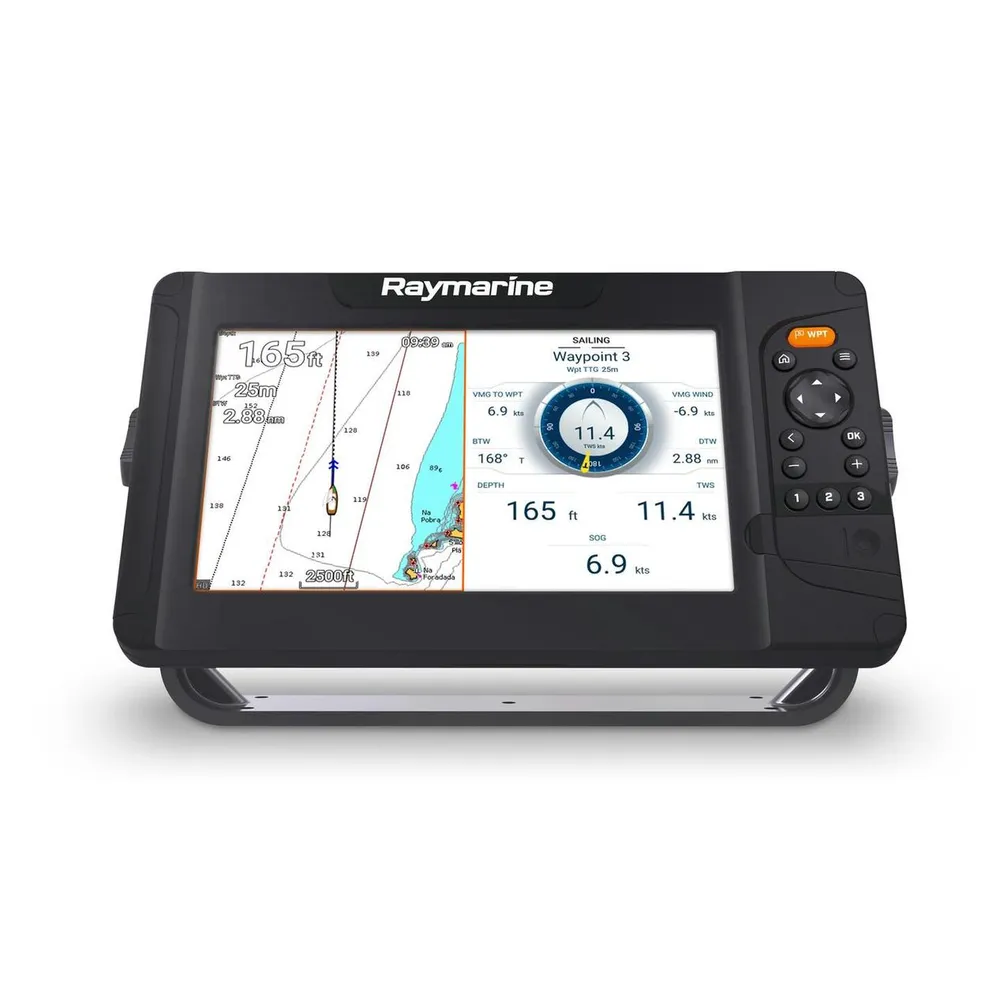 Raymarine Element 9 S - 9in Chart Plotter with Wi-Fi and GPS, No Chart ...