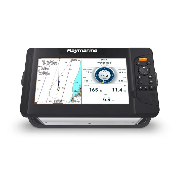 Raymarine Element 9 S - 9in Chart Plotter with Wi-Fi and GPS, No Chart ...