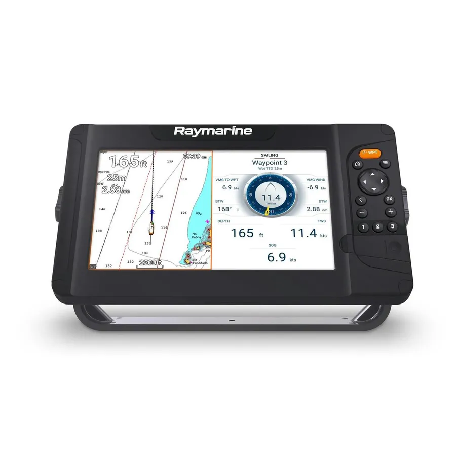 Raymarine Element 9 S - 9in Chart Plotter with Wi-Fi and GPS, No Chart ...