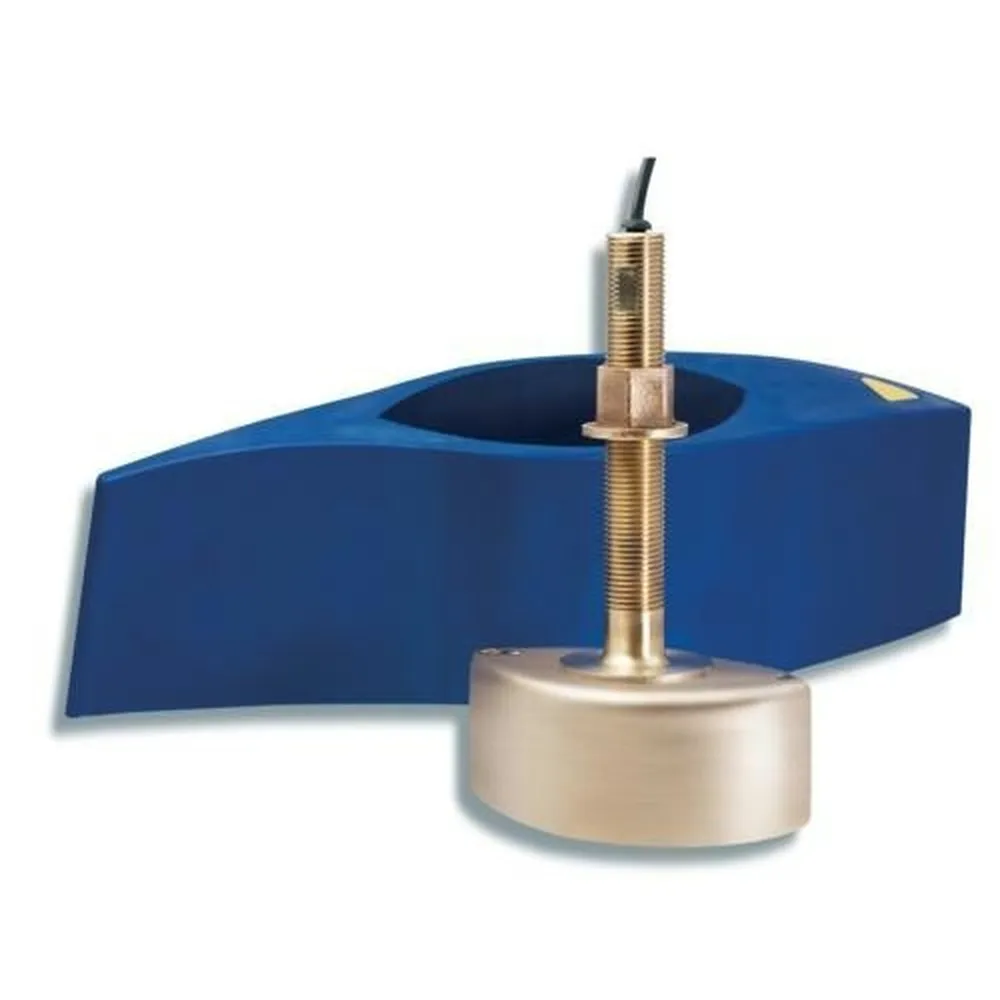 Raymarine B258 1000W Depth and Temp Bronze Through Hull Transducer ...