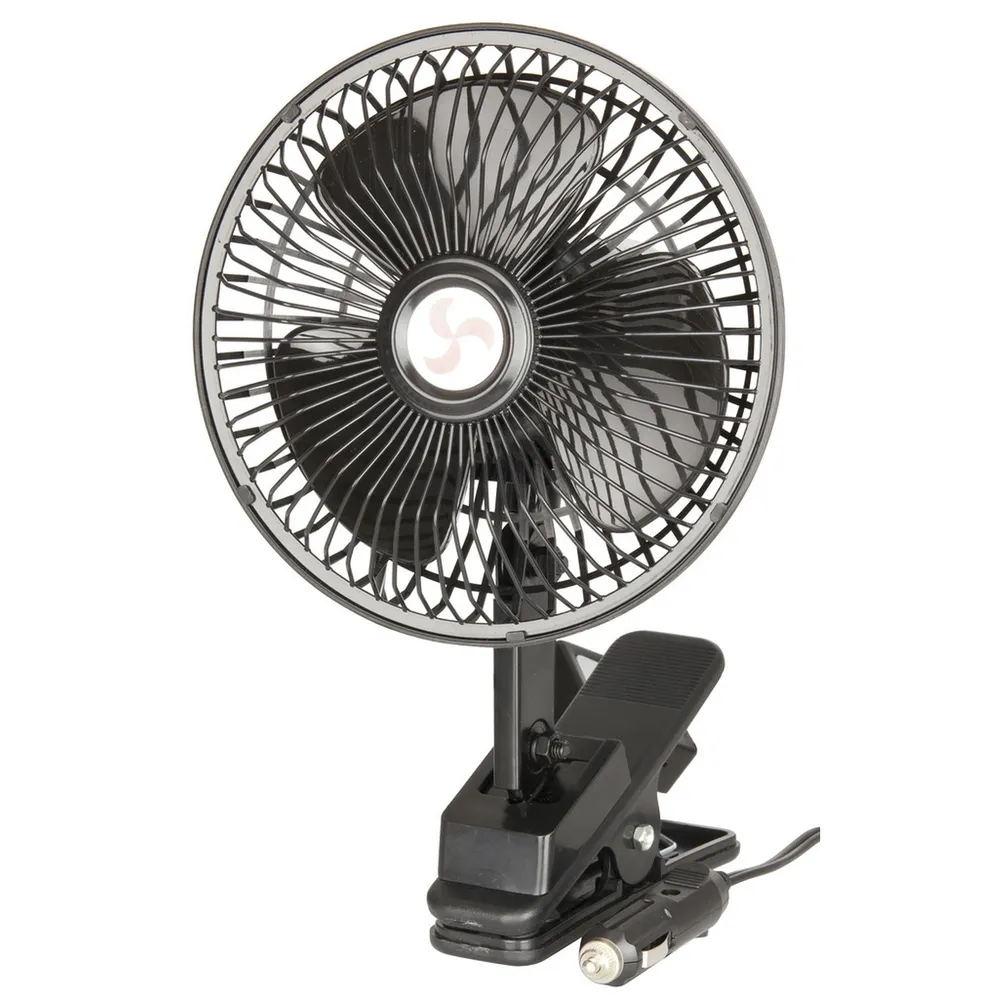 Dual 100mm 12V Fans with Clamp Mount | Road Tech Marine