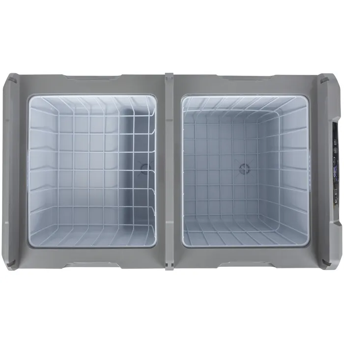 75L Brass Monkey Portable Low Profile Dual Zone Fridge/Freezer | Road ...