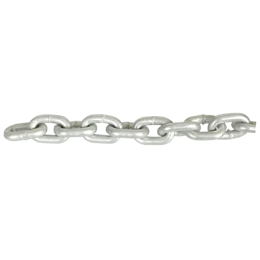 8mm Short Link Chain Hot Dip Galvanised - Sold per metre | Road Tech Marine