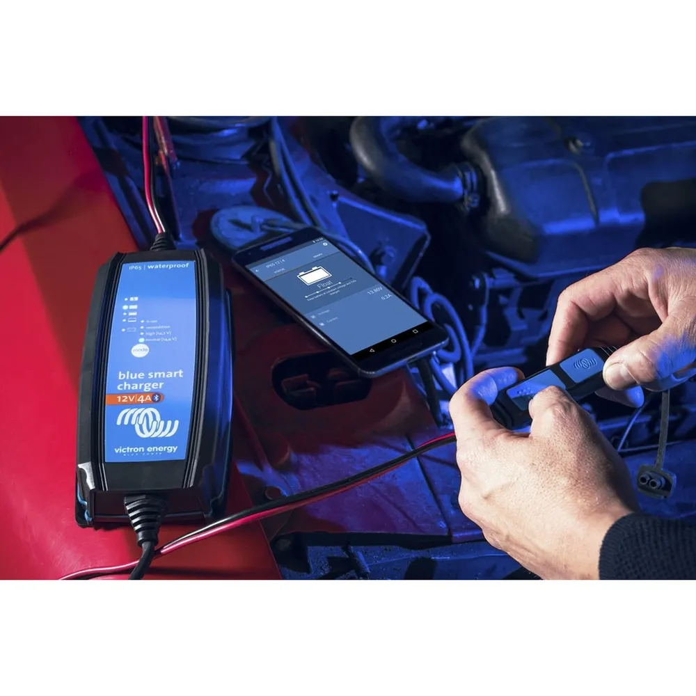 Victron Professional IP65 Blue Smart Charger 12V 10A with Bluetooth and ...