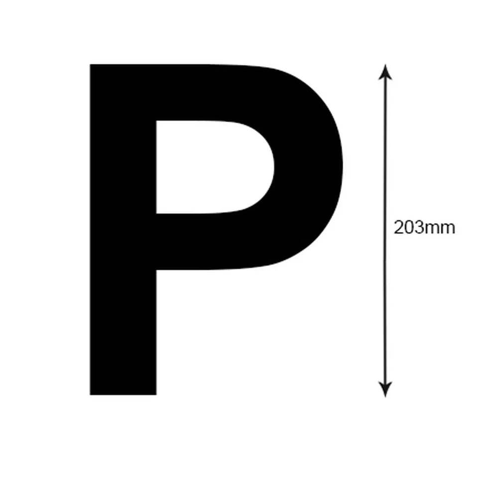 Registration Sticker - P | Road Tech Marine