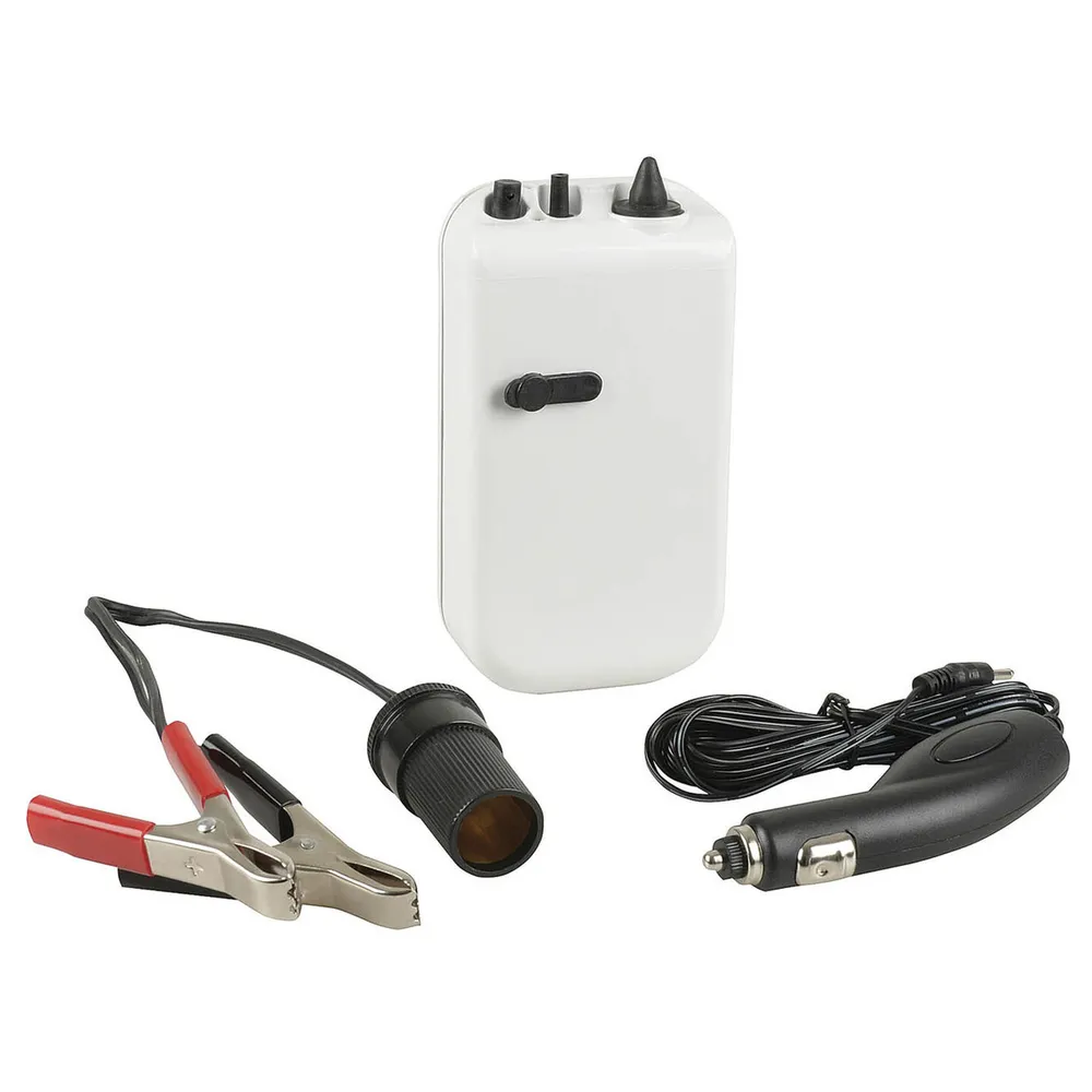 Whisper Quiet Portable Bait Tank Aerator - 12VDC or 2 x D Batteries ...