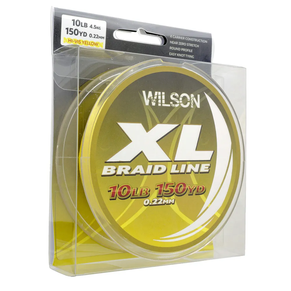 Wilson Xl Braid 150Yd 20Lb Yellow - BWXL120 | Road Tech Marine