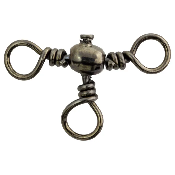 Mustad Barrel 3 Way Swivel 6 55Lb - MSCLB6 | Road Tech Marine