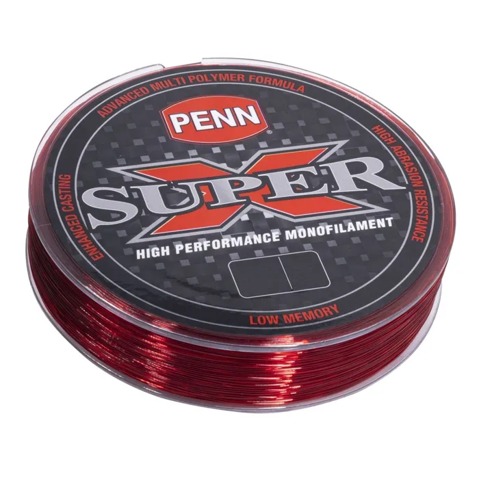 Penn PENN SUPER X MONO 300M 50LB Red | Road Tech Marine
