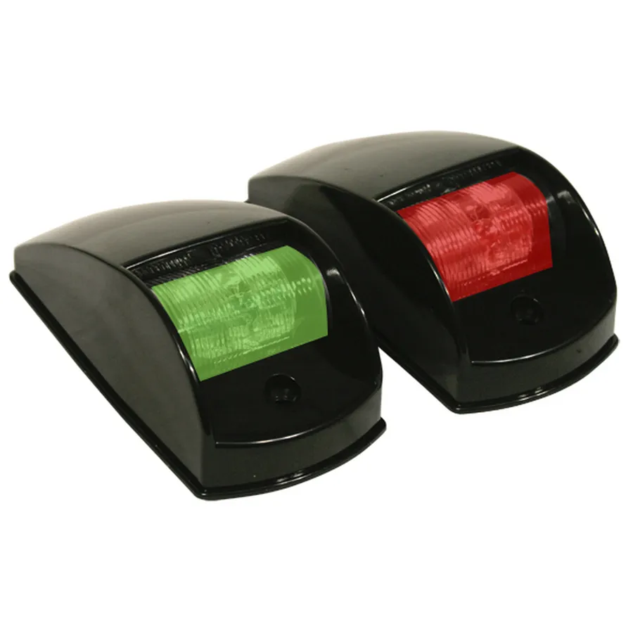 LED Navigation Lights - Port and Starboard Set with Black Enclosure ...