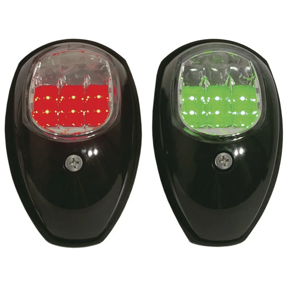 Port and Starboard LED Navigation Lights - Black Enclosure | Road Tech ...