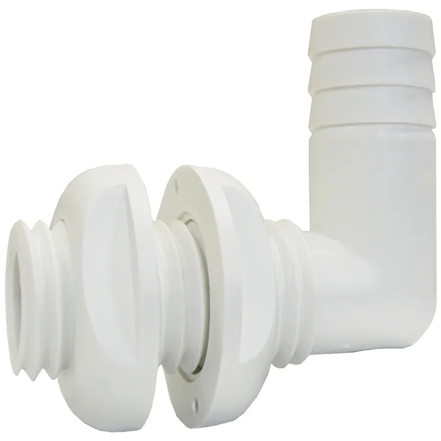 Bulkhead Fitting Barbed Only Right Angle - 3/4" Tail Int. Dia 13mm ...