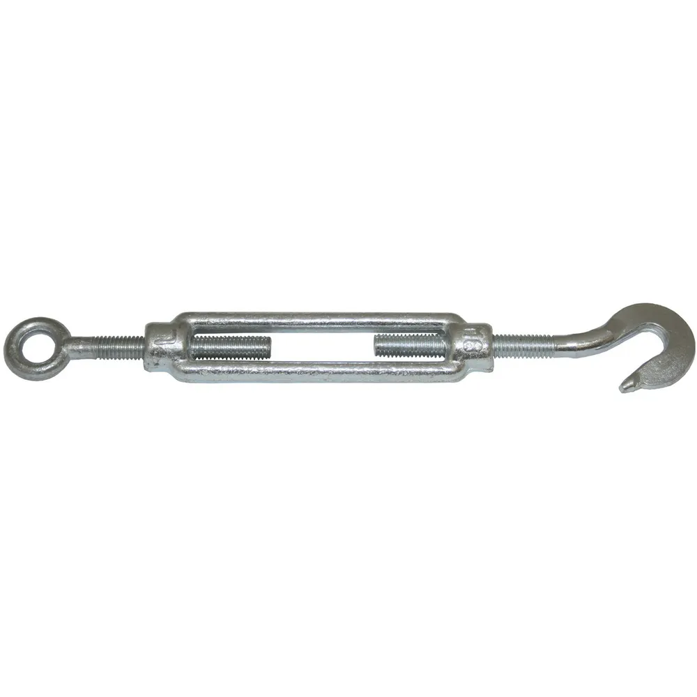 Hook to Eye M10 Galvanised Turnbuckle | Road Tech Marine