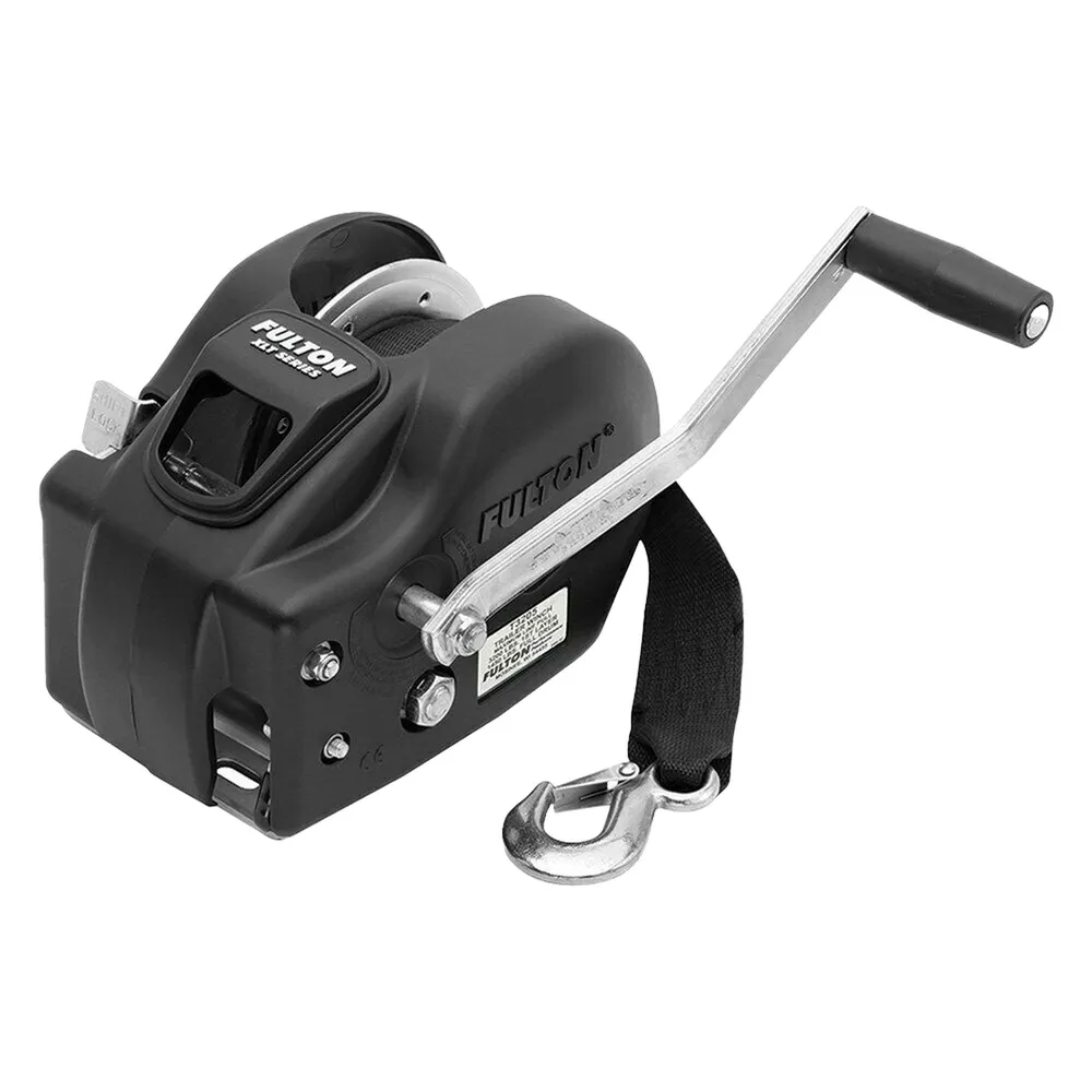 Fulton XLT 2-Speed Trailer Winch With Strap 3200lb | Road Tech Marine