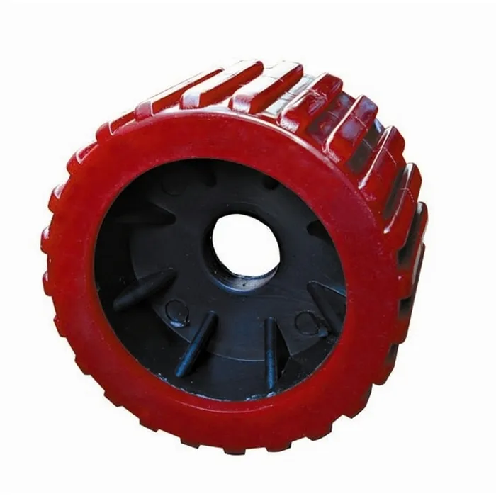 3in x 4in Wobble Roller Red with 25mm Bore | Road Tech Marine