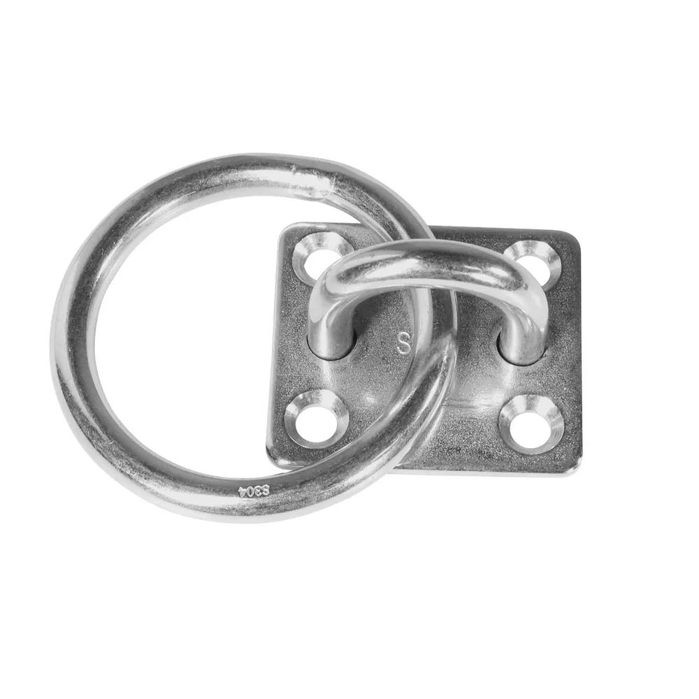 Rectangular 8mm Eye Pad with Ring | Road Tech Marine