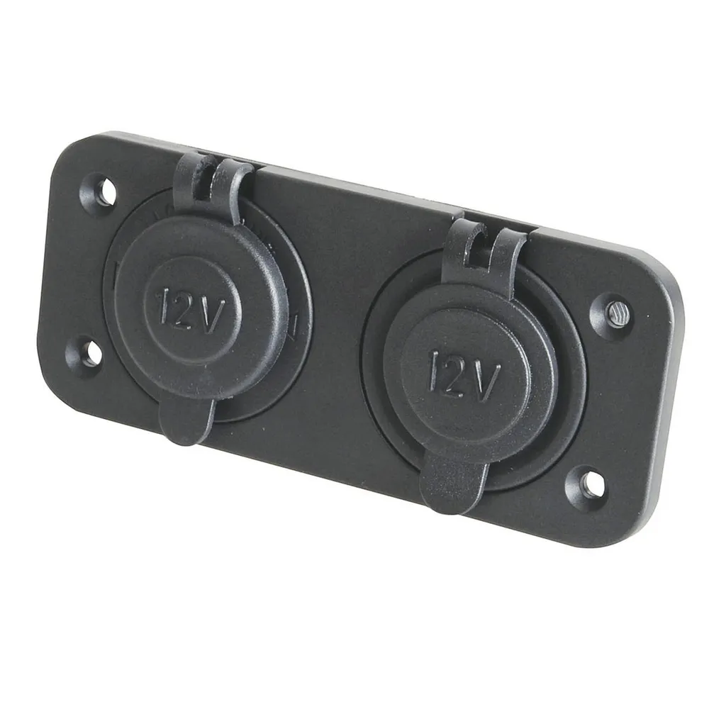 Marine Grade Lighter Socket - Double | Road Tech Marine