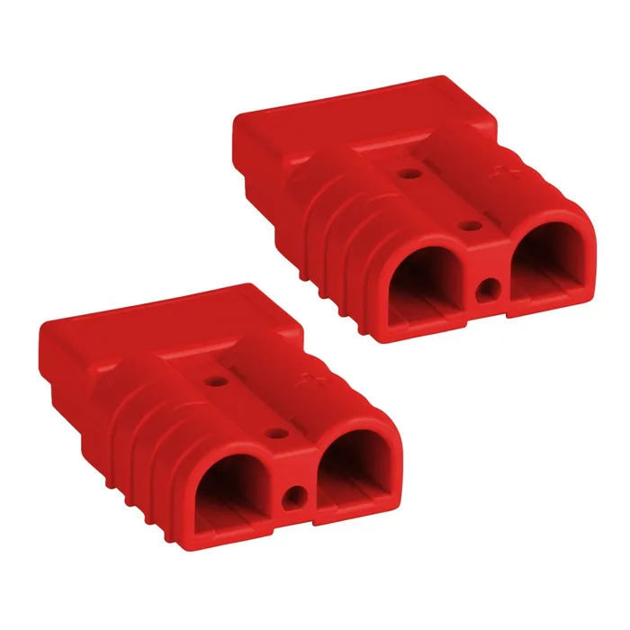 High Current 50A Connector Twin Pack - Red | Road Tech Marine