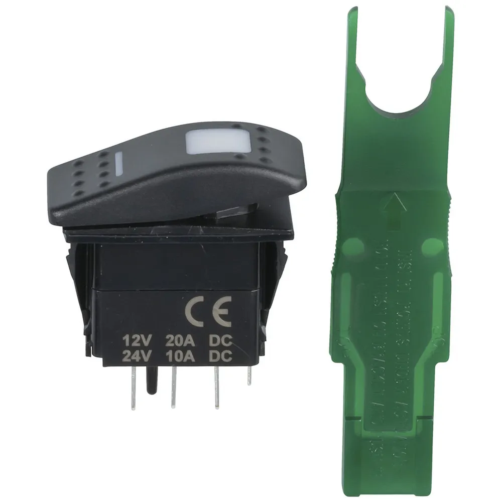 2 Way Illuminated Blue Rocker Switch Panel | Road Tech Marine