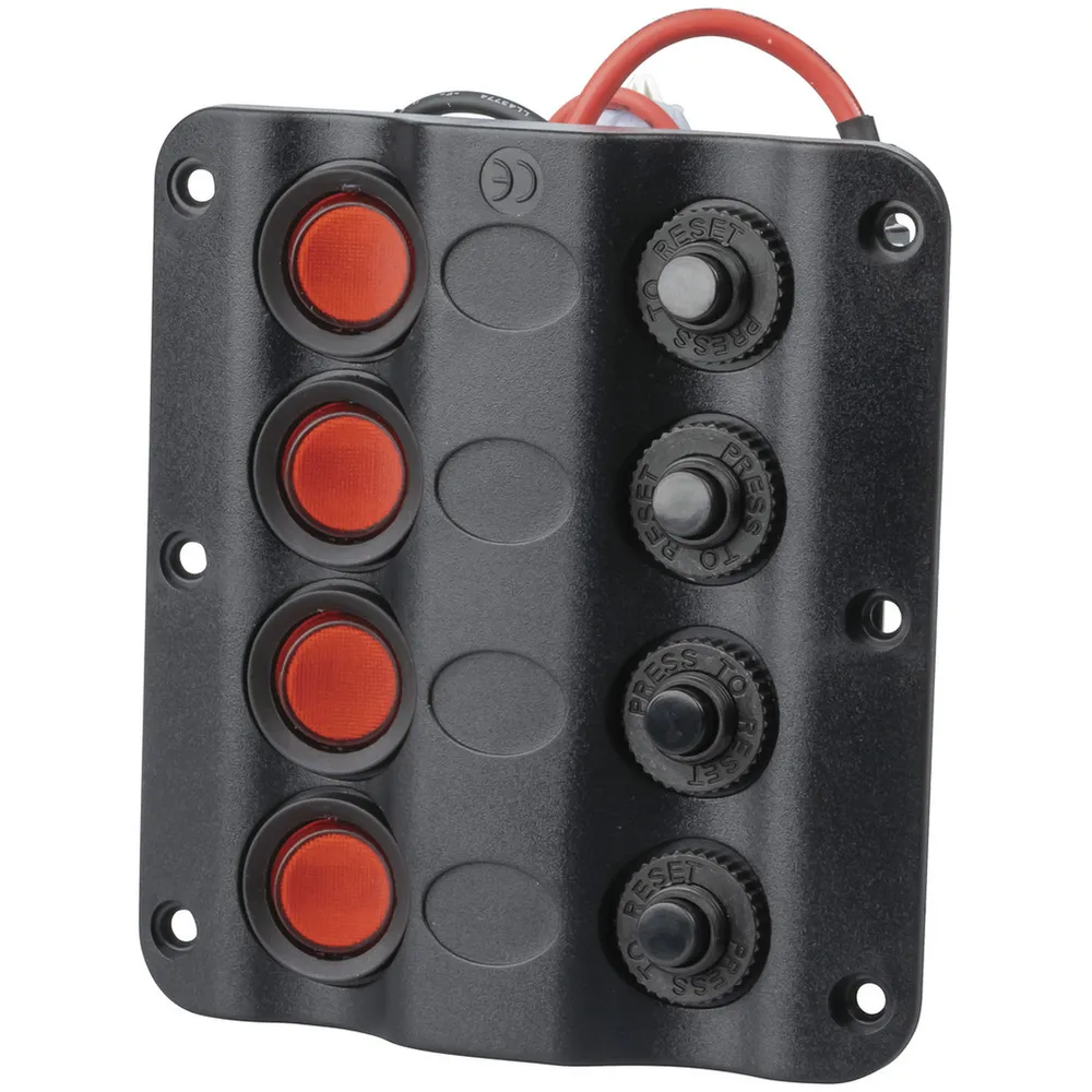 Marine Switch Panel with Circuit Breakers | Road Tech Marine