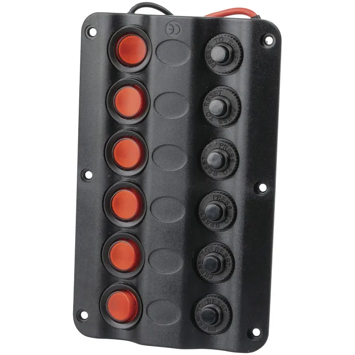 Marine Switch Panel with Circuit Breakers | Road Tech Marine