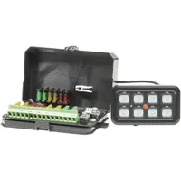 8 Way Switch Panel with Voltage Protection 60A KIT | Road Tech Marine