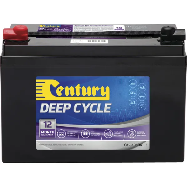 Century AGM C12-105XDA Battery | Road Tech Marine