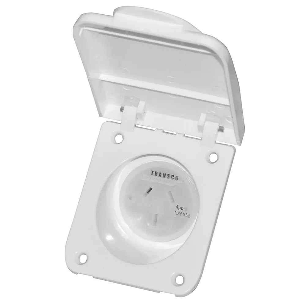 10A 240V Flush Mount Power Outlet | Road Tech Marine