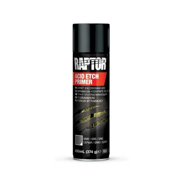 RAPTOR Acid Etch Primer 450ml - Grey | Road Tech Marine
