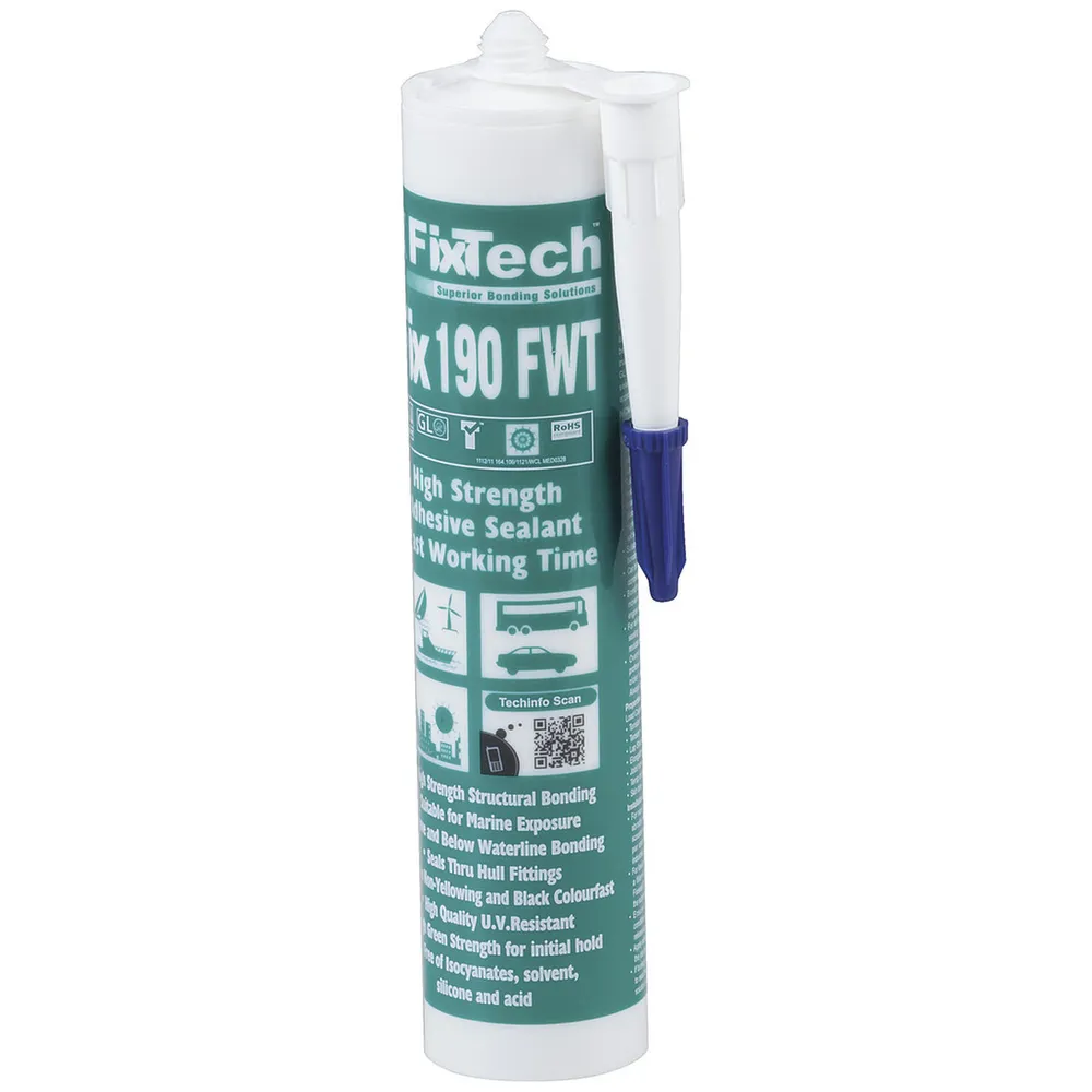 Fix190 White Fast - 290ml Cartridge | Road Tech Marine