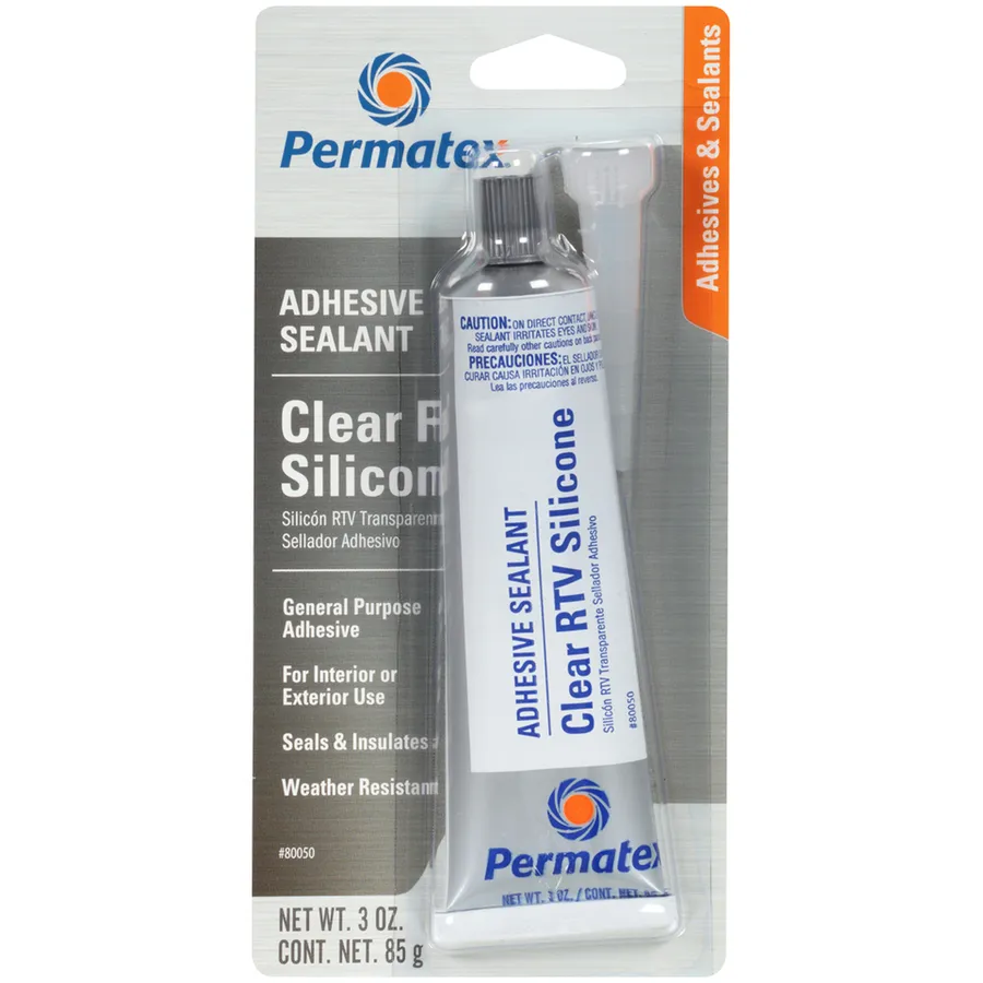Permatex Clear RTV Silicone Adhesive Sealant 85G | Road Tech Marine