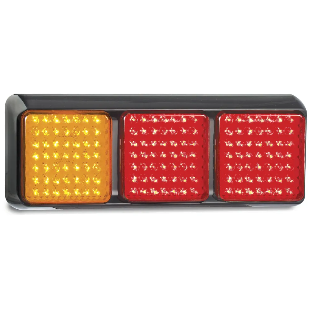 Trailer Light LED Combo Sets - Stop/Tail/Turn Black | Road Tech Marine