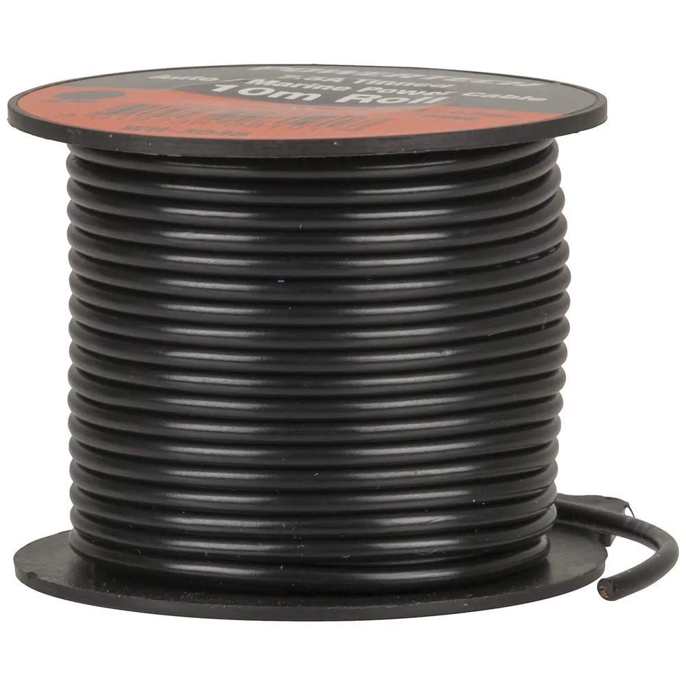 7.5A Heavy Duty Tinned Hook Up Wire - 10m roll - Green | Road Tech Marine